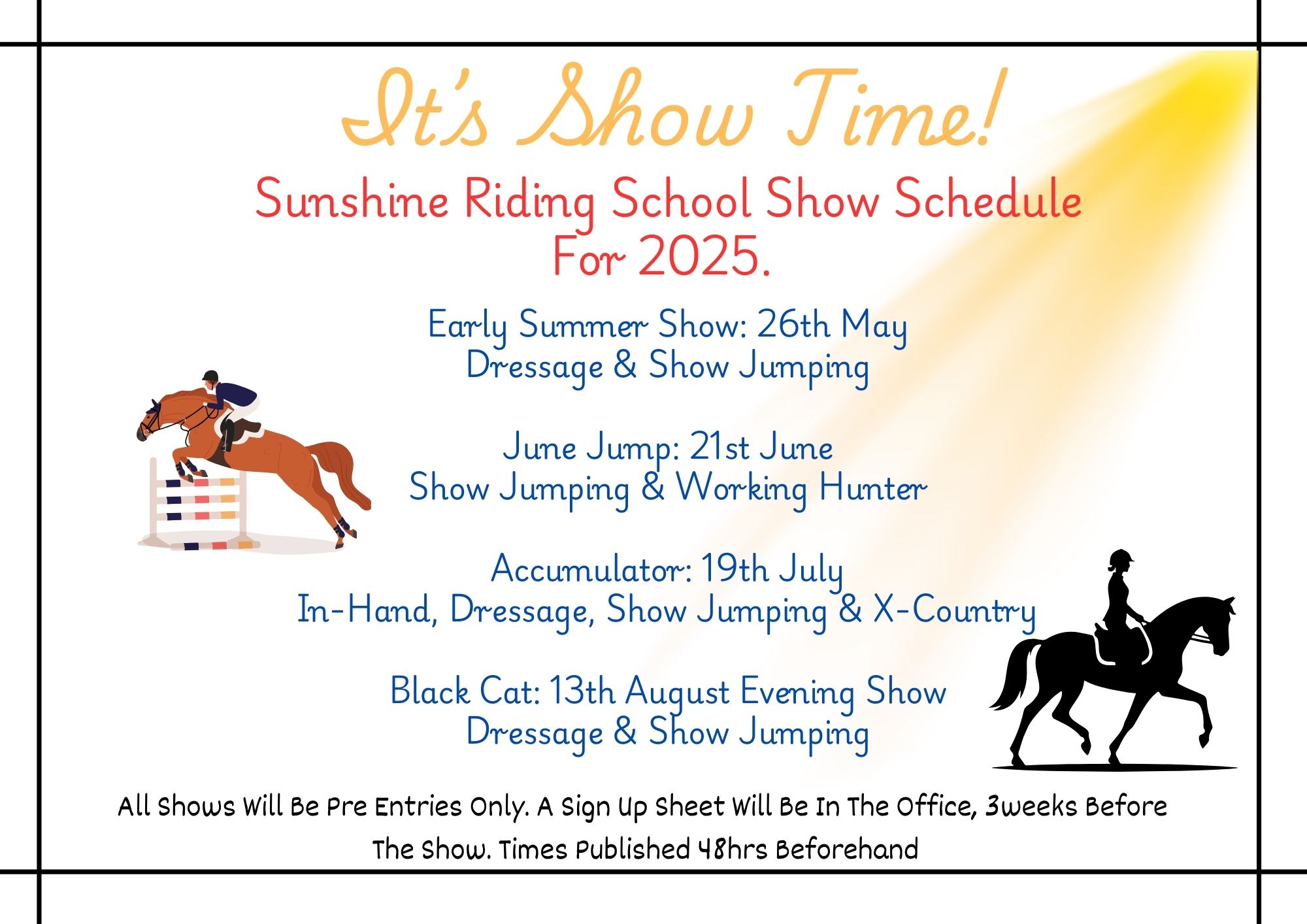 Sunshine Riding School – Riding is for Everyone