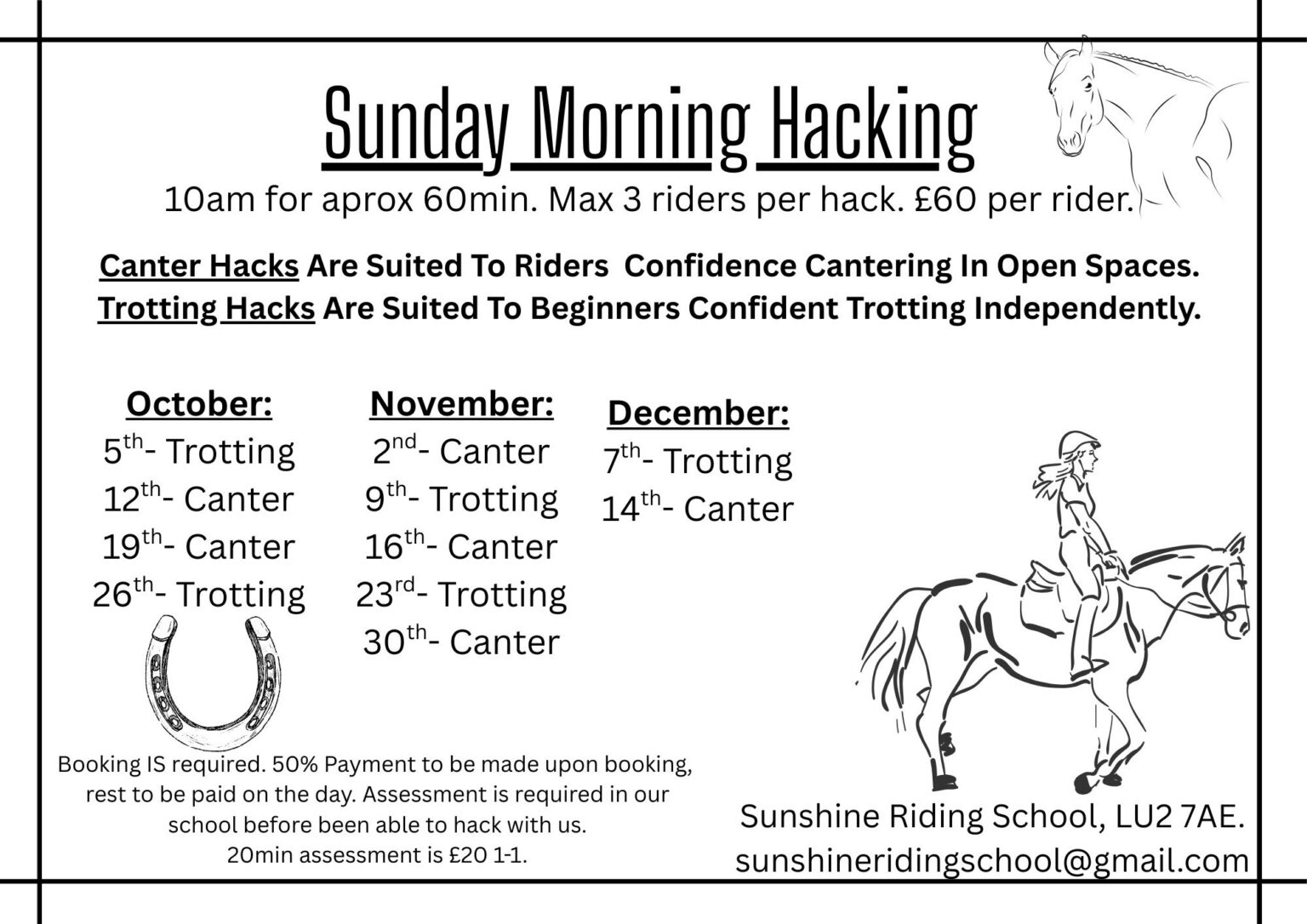 Sunshine Riding School – Riding is for Everyone
